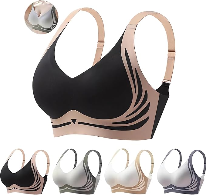 Pack of 3 Seamless Push-Up Bra – Elle Vibe
